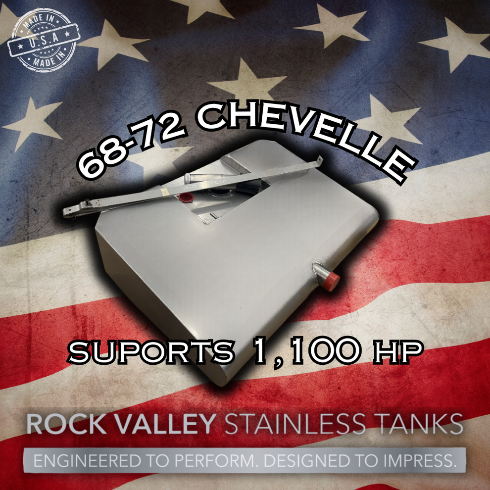 68-72 Chevelle "A" Body EFI Stainless Gas Tank – Rock Valley Stainless ...